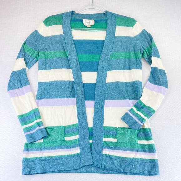 ECI NEW YORK | Sweaters | Eci New York Womens S Striped Blue Open ...